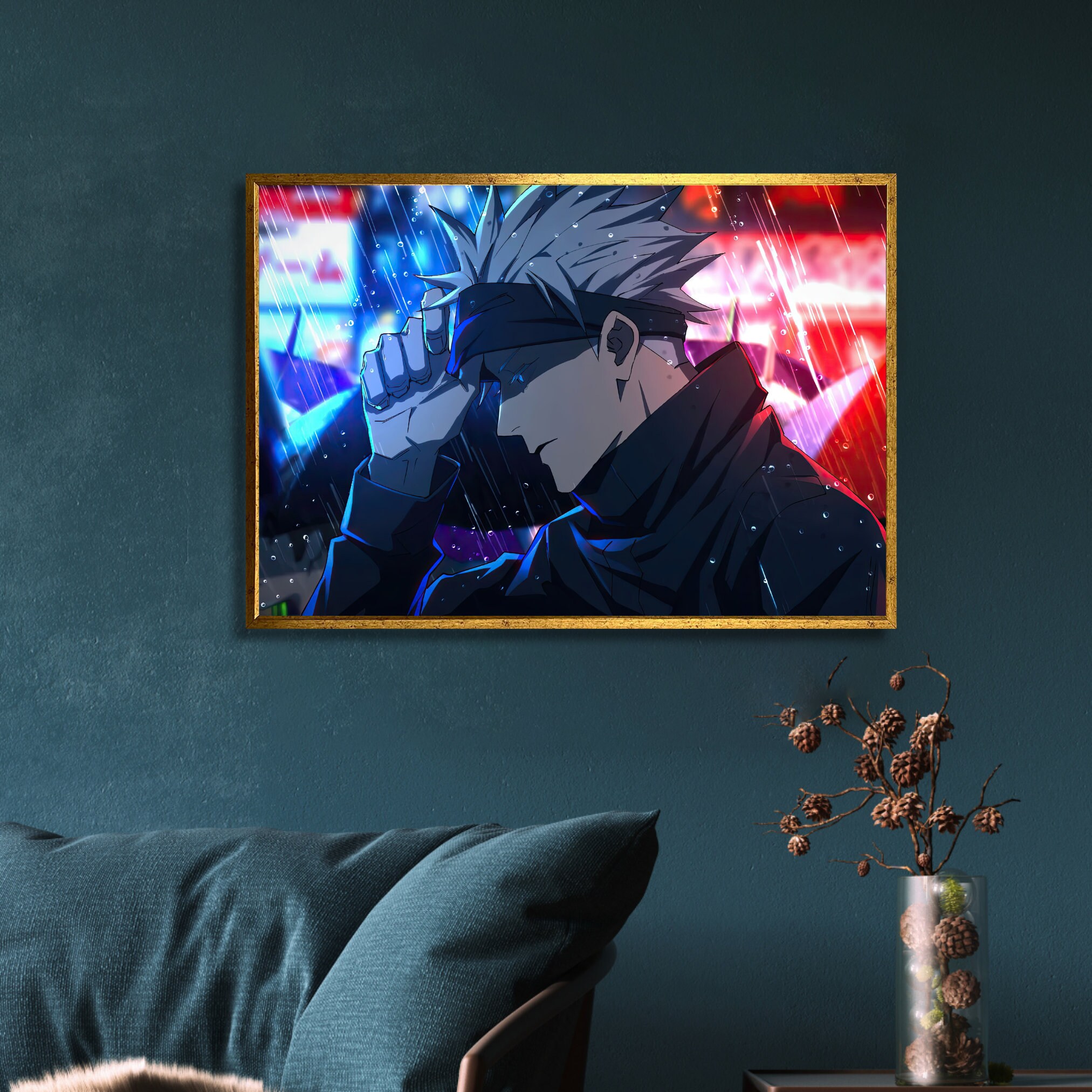 Jujutsu Kaisen Gojo, Jujutsu Kaisen Canvas, Jujutsu Kaisen art - Etsy ...