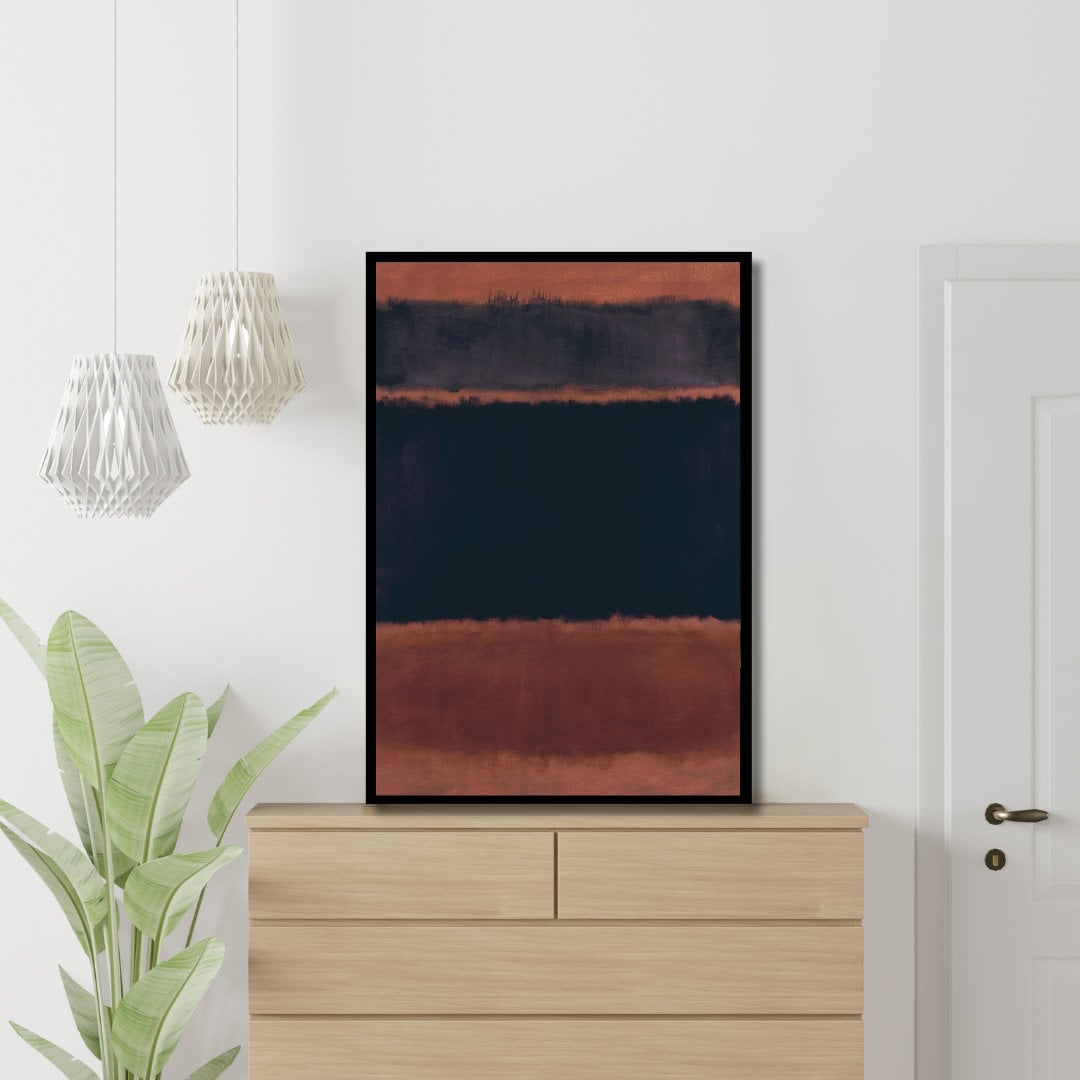Mark Rothko mark Rothko Black and Deep Red, Mark Rothko Canvas, Mark ...