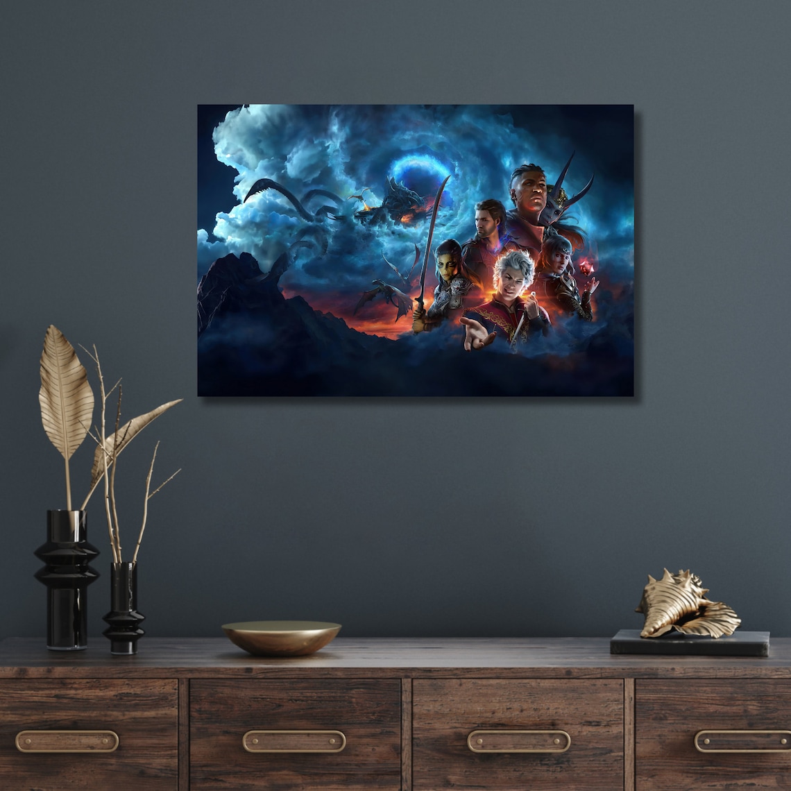 Baldur's Gate 3 , Baldur's Gate 3 Canvas, Baldur's Gate 3 Art - Etsy