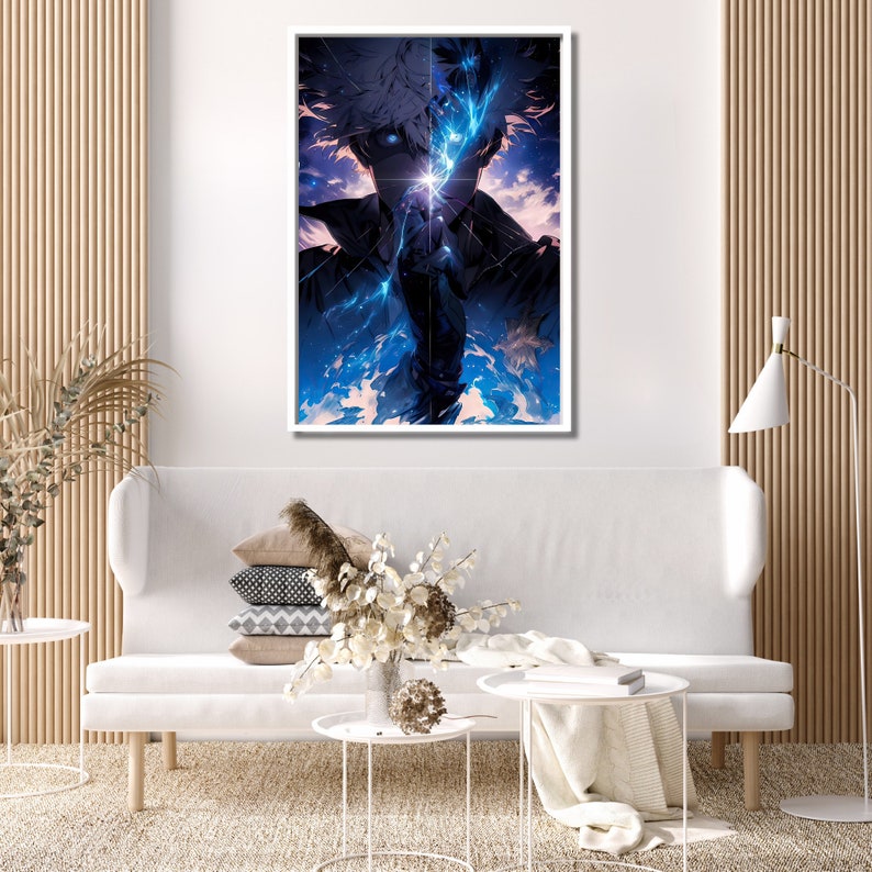 Jujutsu Kaisen gojo Infinity, Jujutsu Kaisen Canvas, Jujutsu Kaisen Art ...