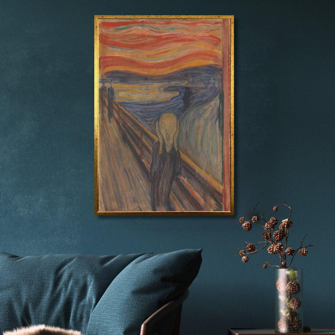 Edvard Munch ''the Scream'' Canvas ,edvard Munch ''the Scream'' Art ...