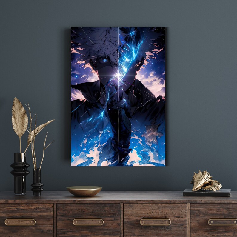 Jujutsu Kaisen gojo Infinity, Jujutsu Kaisen Canvas, Jujutsu Kaisen Art ...