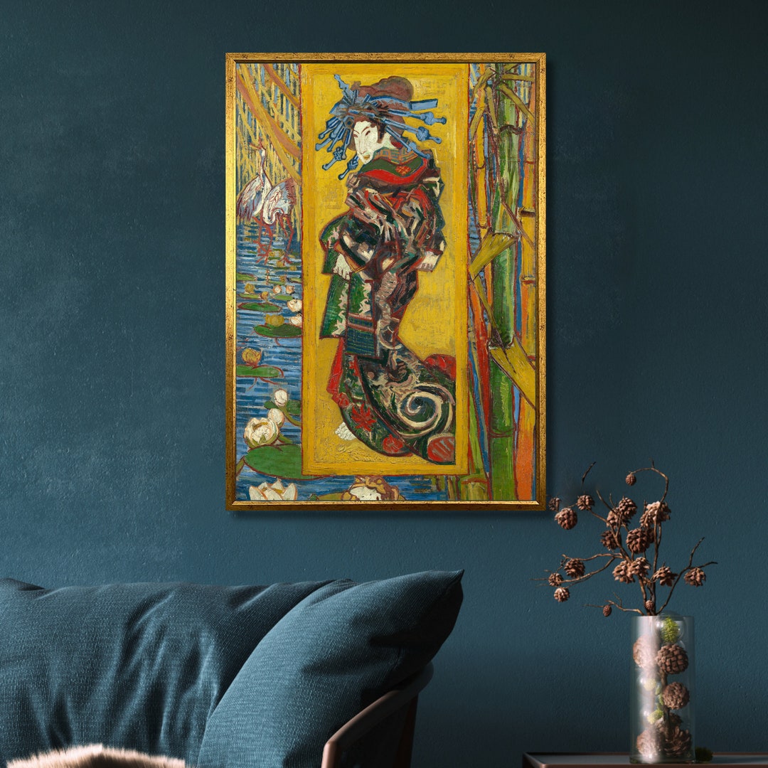 Vincent Van Gogh, courtesan : After Eisen Canvas, Vincent Van Gogh ...