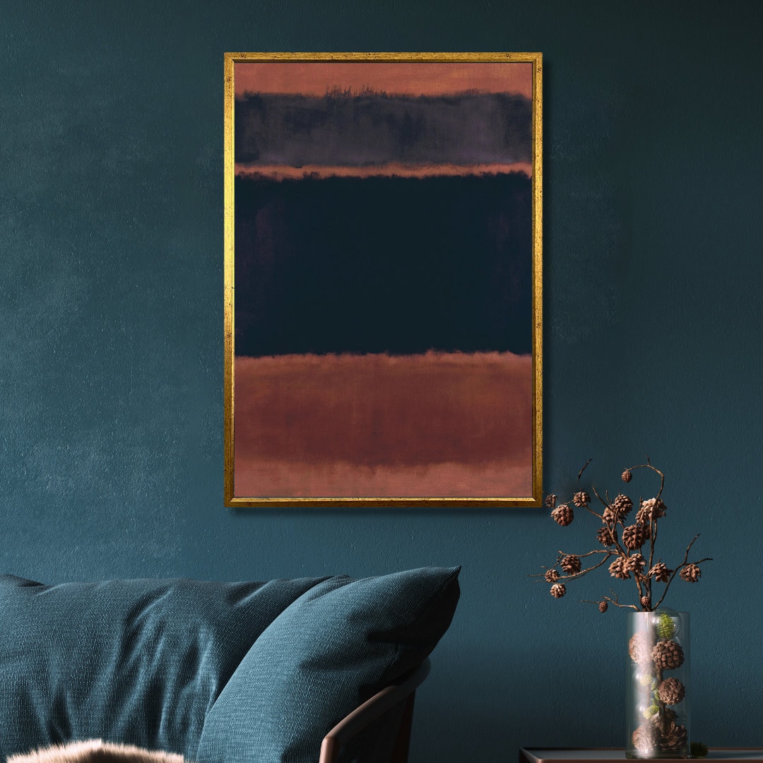 Mark Rothko mark Rothko Black and Deep Red, Mark Rothko Canvas, Mark ...