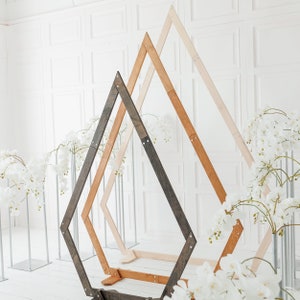 Wedding Arch Decor, Triangle Wedding Arches Set of 3, Wedding Arbor ...