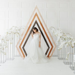 Wedding Arch Decor, Triangle Wedding Arches Set of 3, Wedding Arbor ...