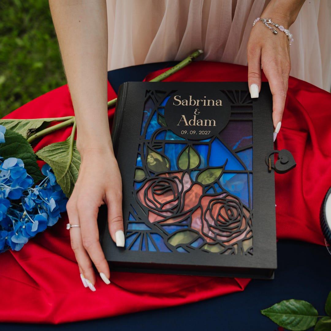 Stained Glass Memory Box: Medieval Wedding Keepsake Book - Etsy