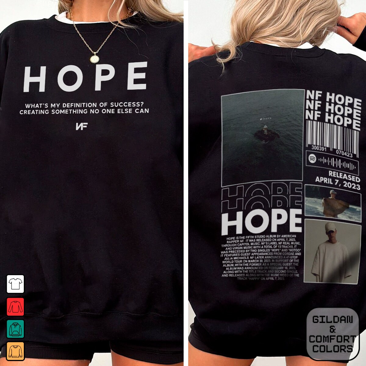 NF Hope Tour 2024 sweatshirt NF Hope Tour 2024 Shirt, Rapper NF Fan ...