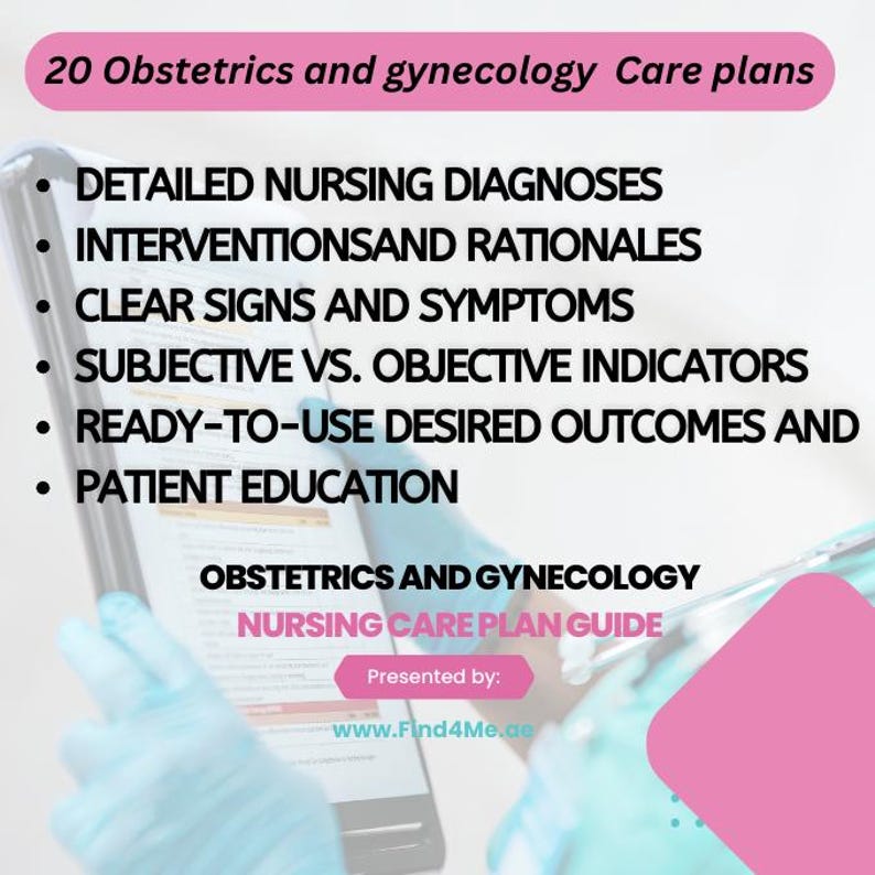 Obstetrics and Gynecology Nursing Care Plans Printable Nursing School ...