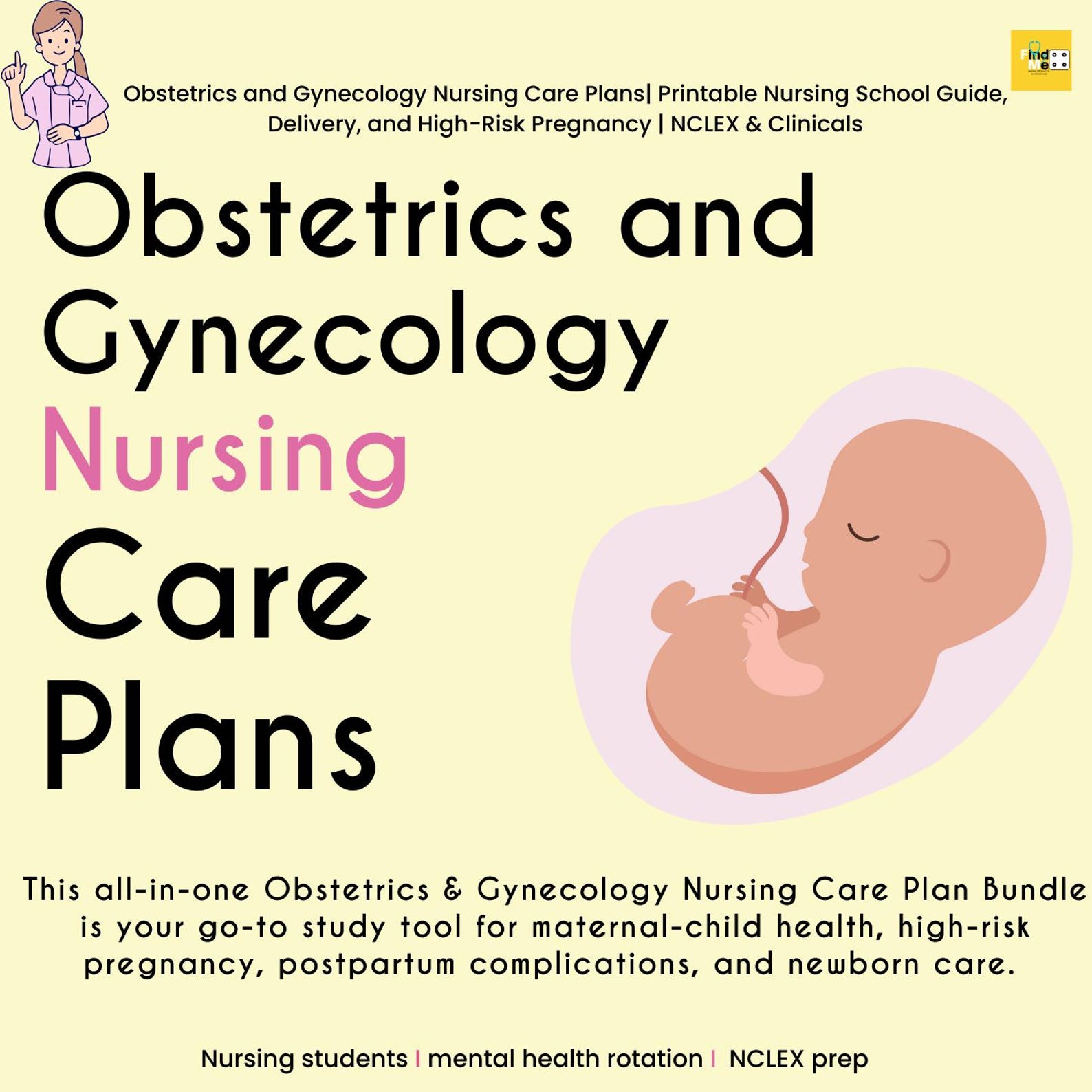 Obstetrics and Gynecology Nursing Care Plans Printable Nursing School ...