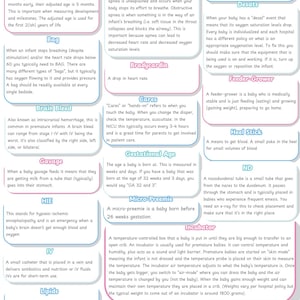 Nursing NICU Study Guide & Handbook—your Essential Companion for Neonatal Care I Nursing School ...