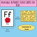 ABC Flash Cards in English and Spanish, Minimalist, Real Images ...