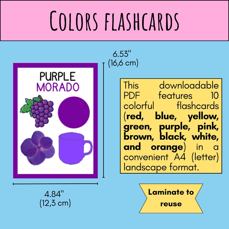 Colors Flashcards for Preschoolers and Toddlers. Learn Colors ...