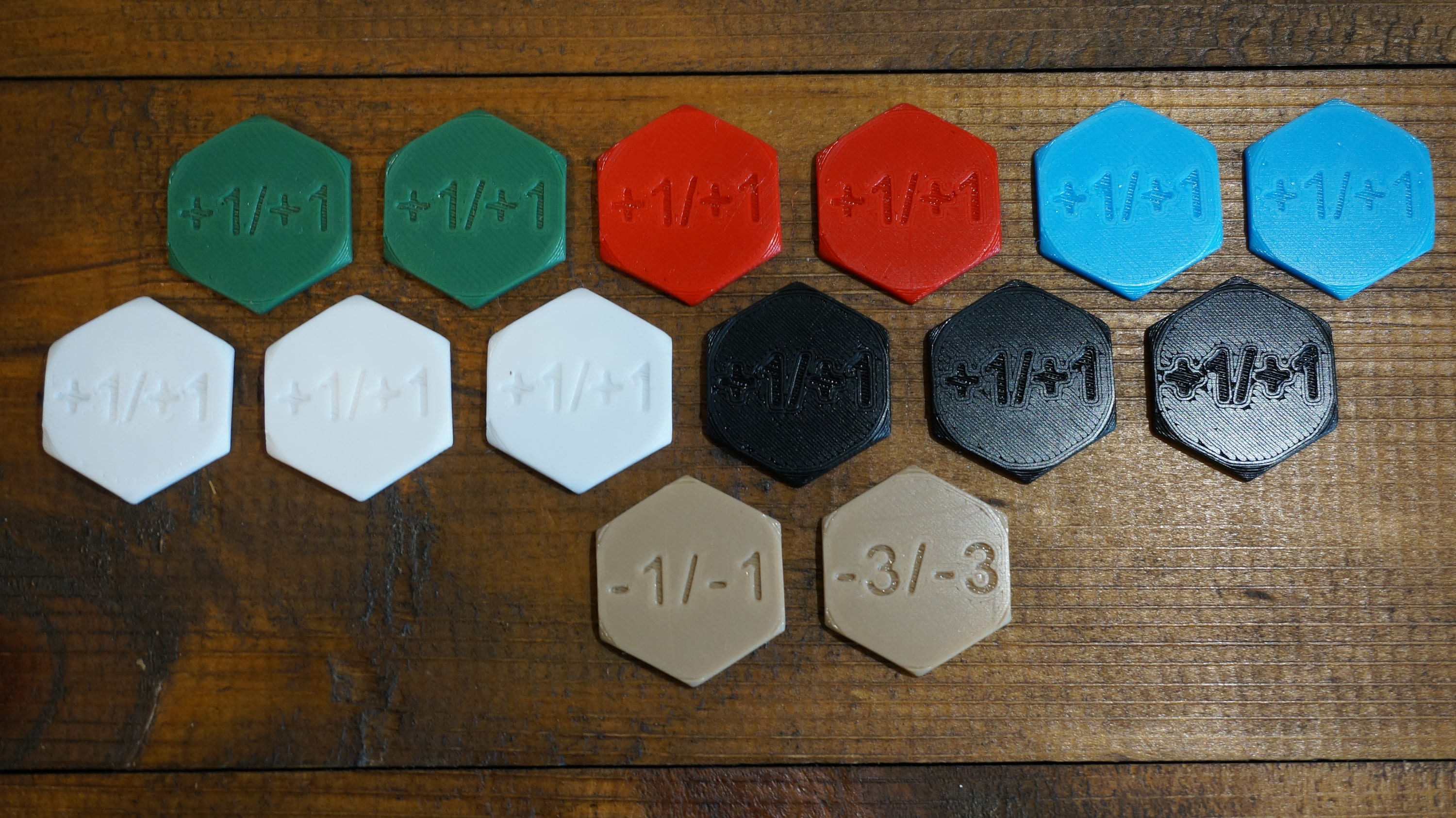 Set of 14 Mtg Ability Counters / Tokens 26 Mm Hexagon Markers - Etsy