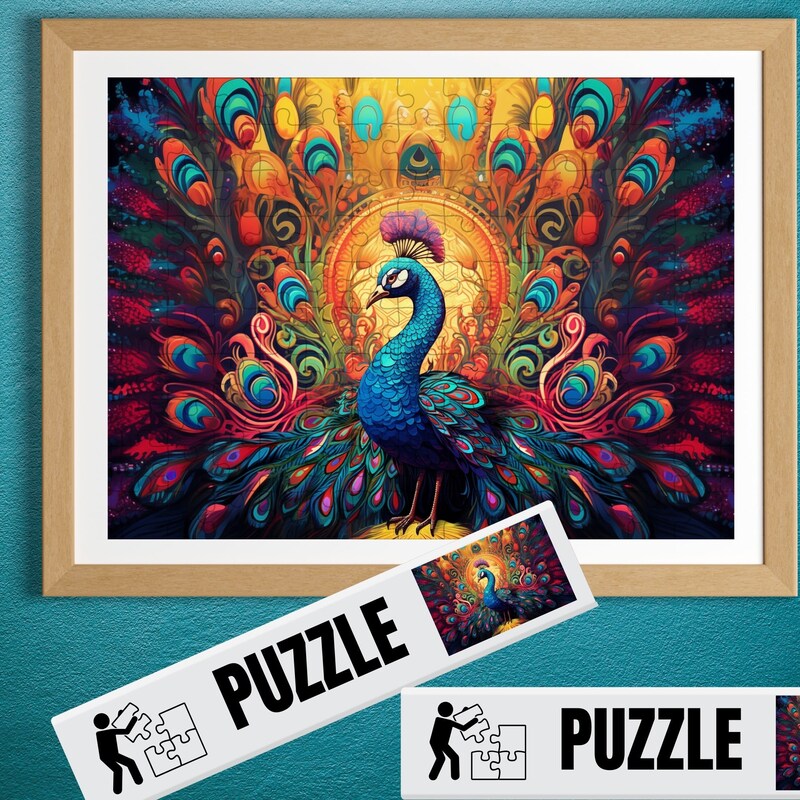 Colorful Puzzle - Etsy