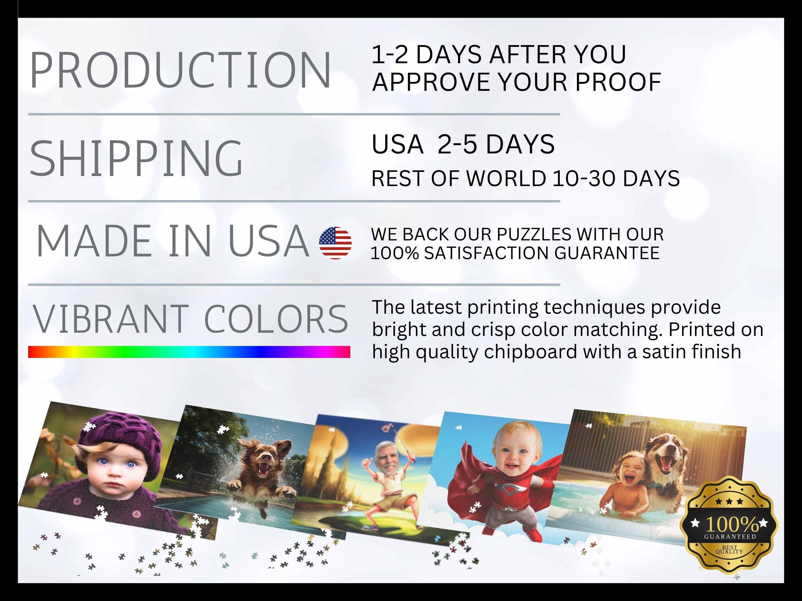 Photo Gift Custom Puzzle Personalized Friend Gift Picture Puzzle Photo ...