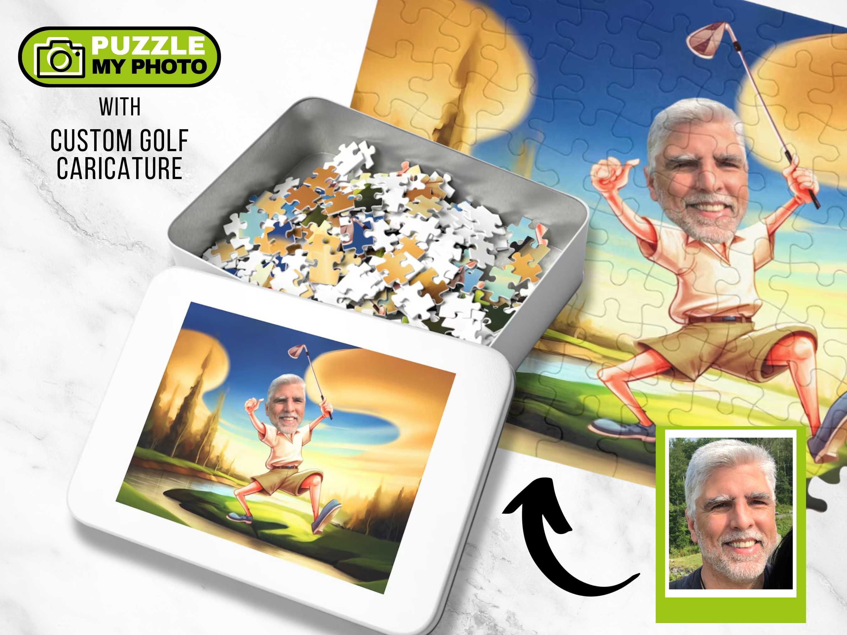Funny Custom Golf Jigsaw Puzzle 30, 110, 252, 500,1000-piece - Etsy