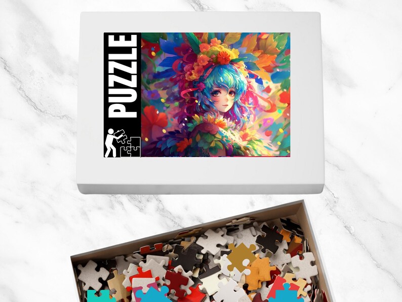 Anime Girl Puzzle Asian Puzzle 110, 252, 520, 1014-piece Anime ...