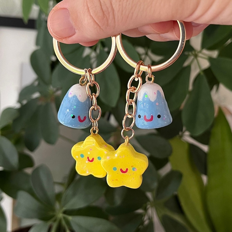 Clay Keychain - Etsy