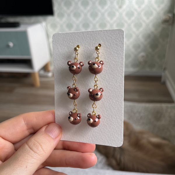 Cute Clay Earrings - Etsy