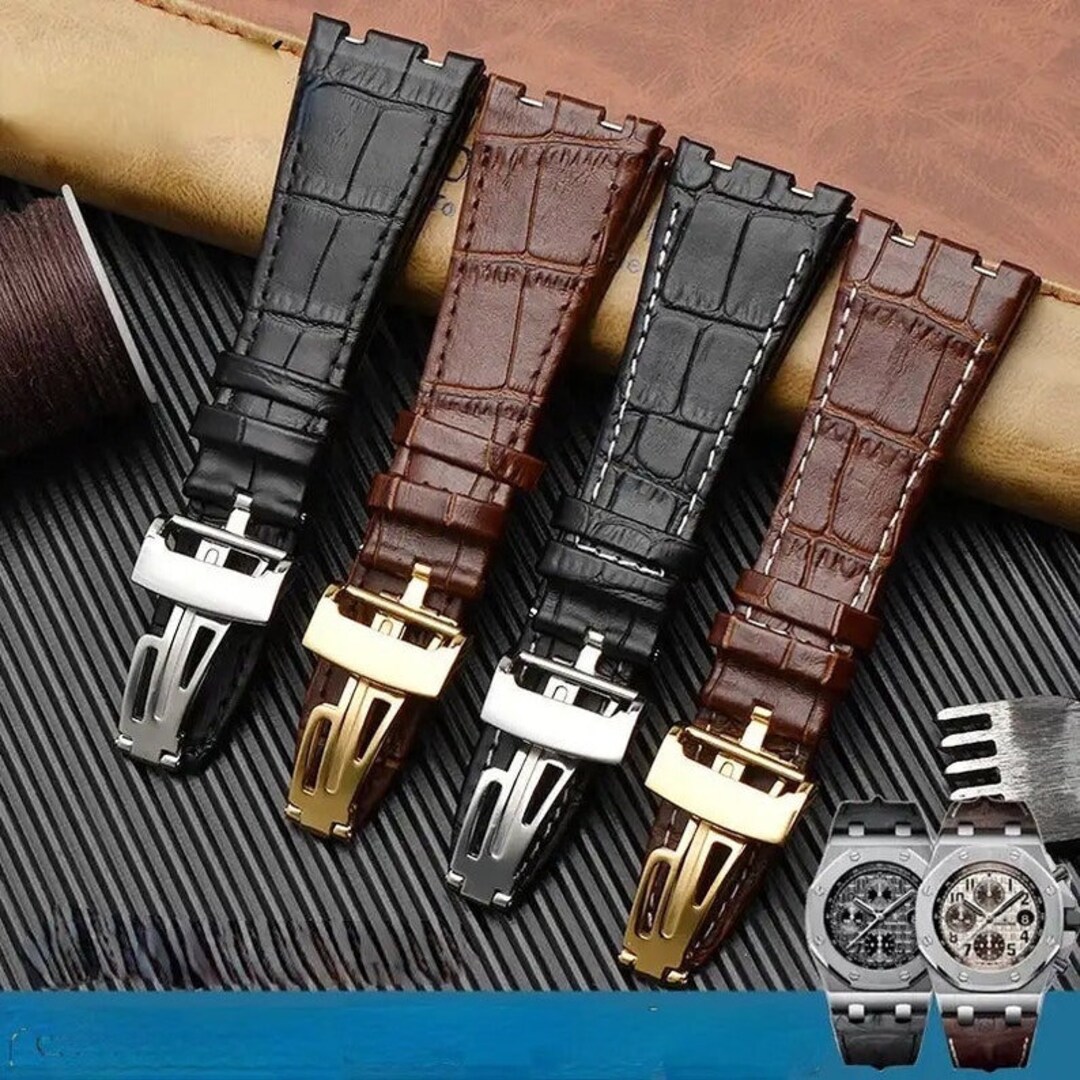 26mm 28mm Leather Watch Strap for Royal 15400 26331 15500 - Etsy