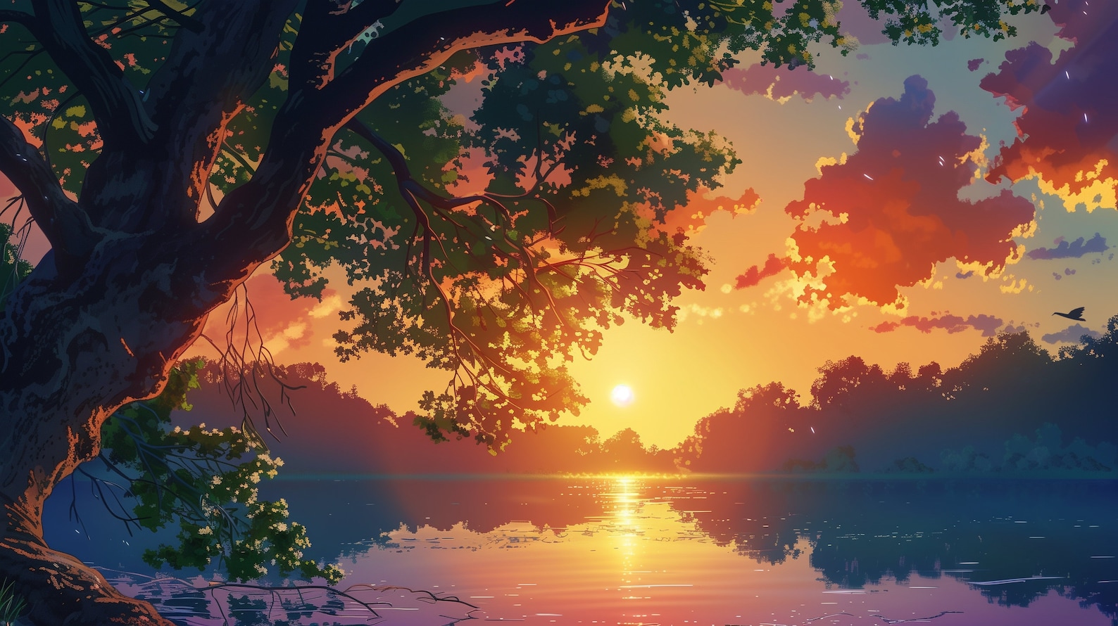 Stunning Sunset Wallpaper 4k Desktop - Perfect for PC, Mac, Tablet ...