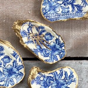 Capri Recycled Oyster Shell Trinket Dish for Jewelry & Rings. A Unique ...