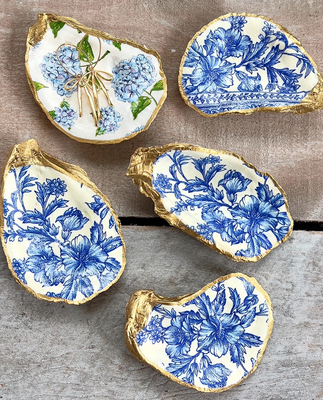 Capri Recycled Oyster Shell Trinket Dish for Jewelry & Rings. A Unique ...