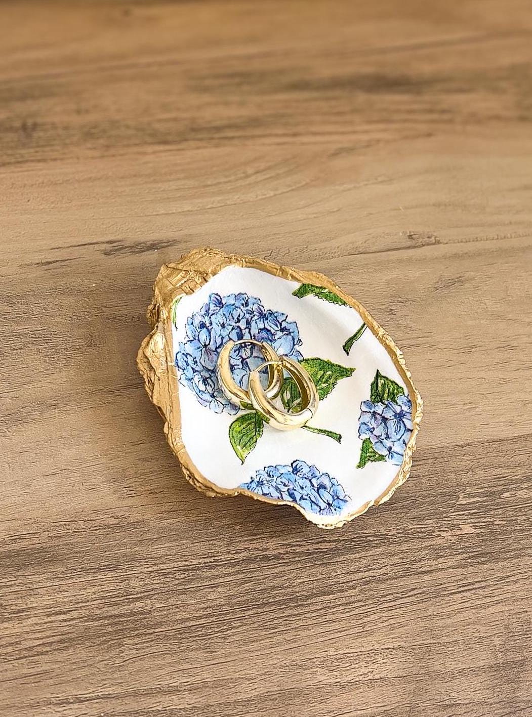 Nantucket - Hand Made Oyster Shell Ring Dish or Trinket Dish. Newlywed ...