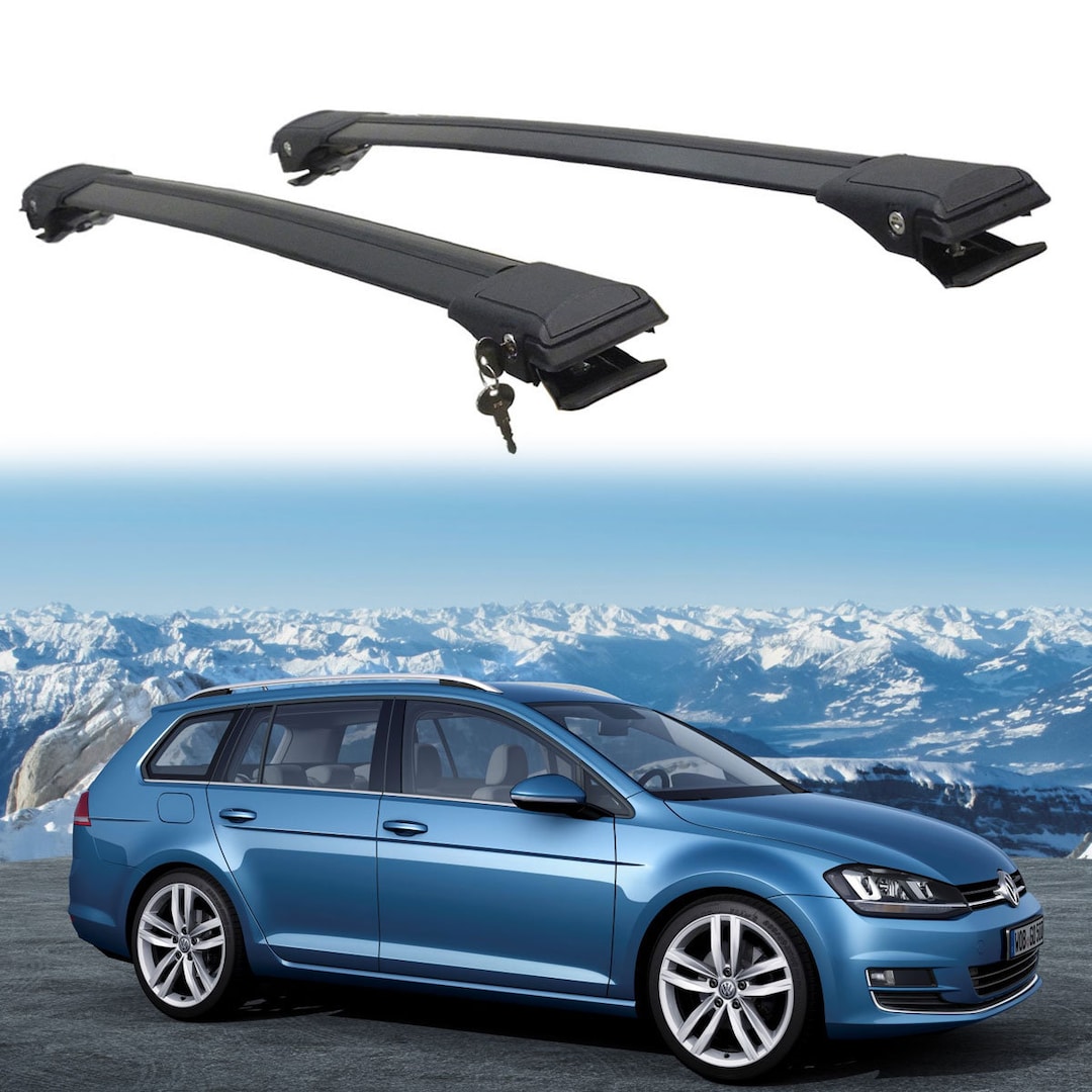 To Fits Volkswagen Golf VII Sportwagen 2013-2023 Roof Rack Cross Bars ...
