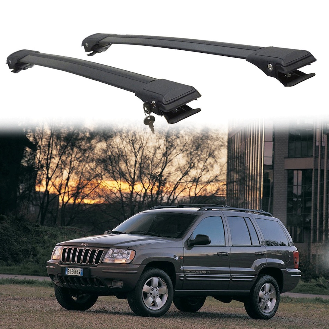 To Fits Jeep Grand Cherokee WJ 1999-2005 Roof Rack Cross Bars Rails ...