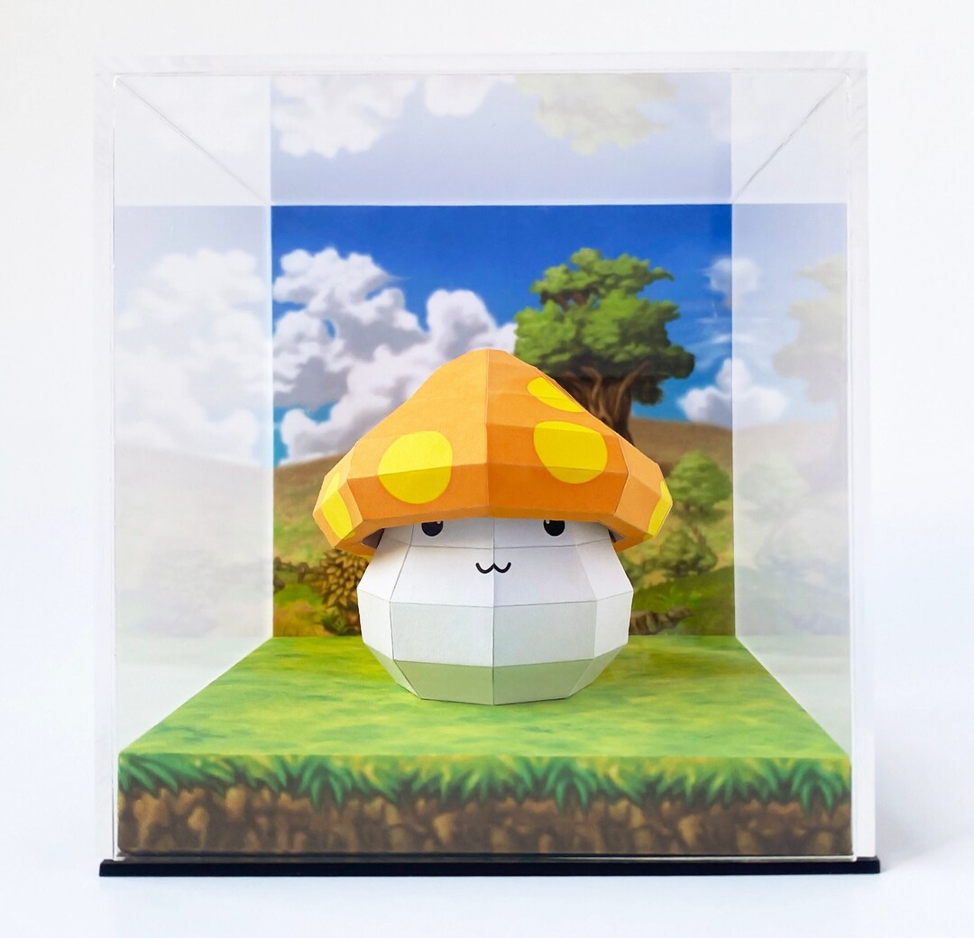 Maplestory Mushmom Orange Mushroom Henesys Papercraft Paper Art Model ...
