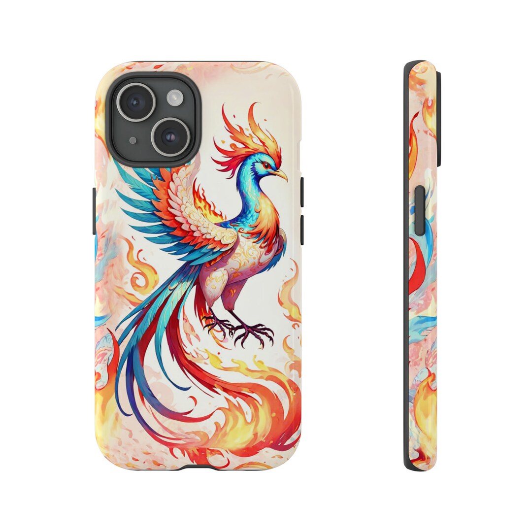 Phoenix Fire Oriental Chinese Flying Flaming Legendary Colorful ...