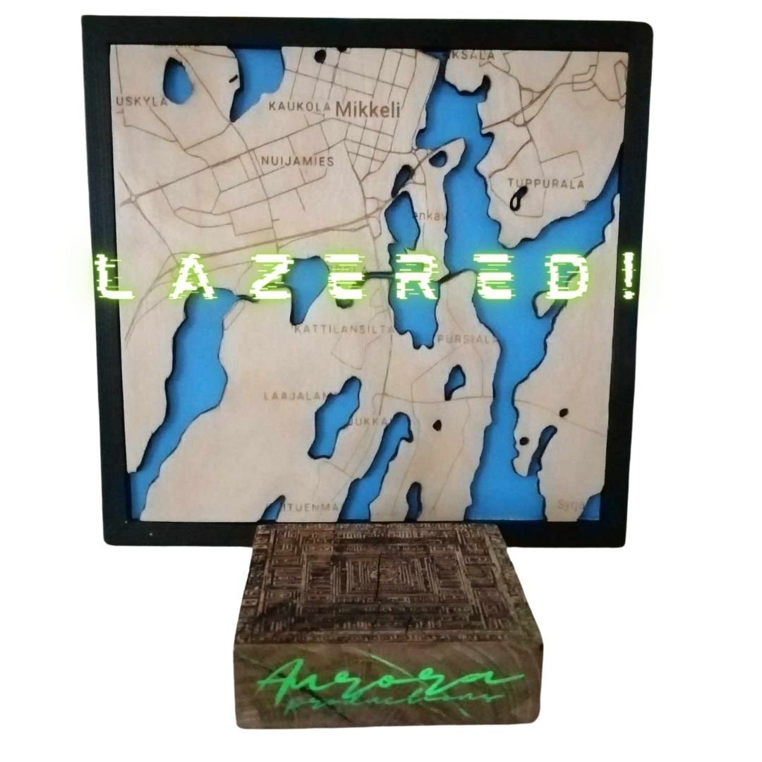 Laser Cut Maps, Laser Etched - Etsy