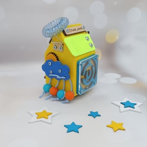 Toddler Travel Busy Board Busy Cube for Baby Educational Toy Activity ...
