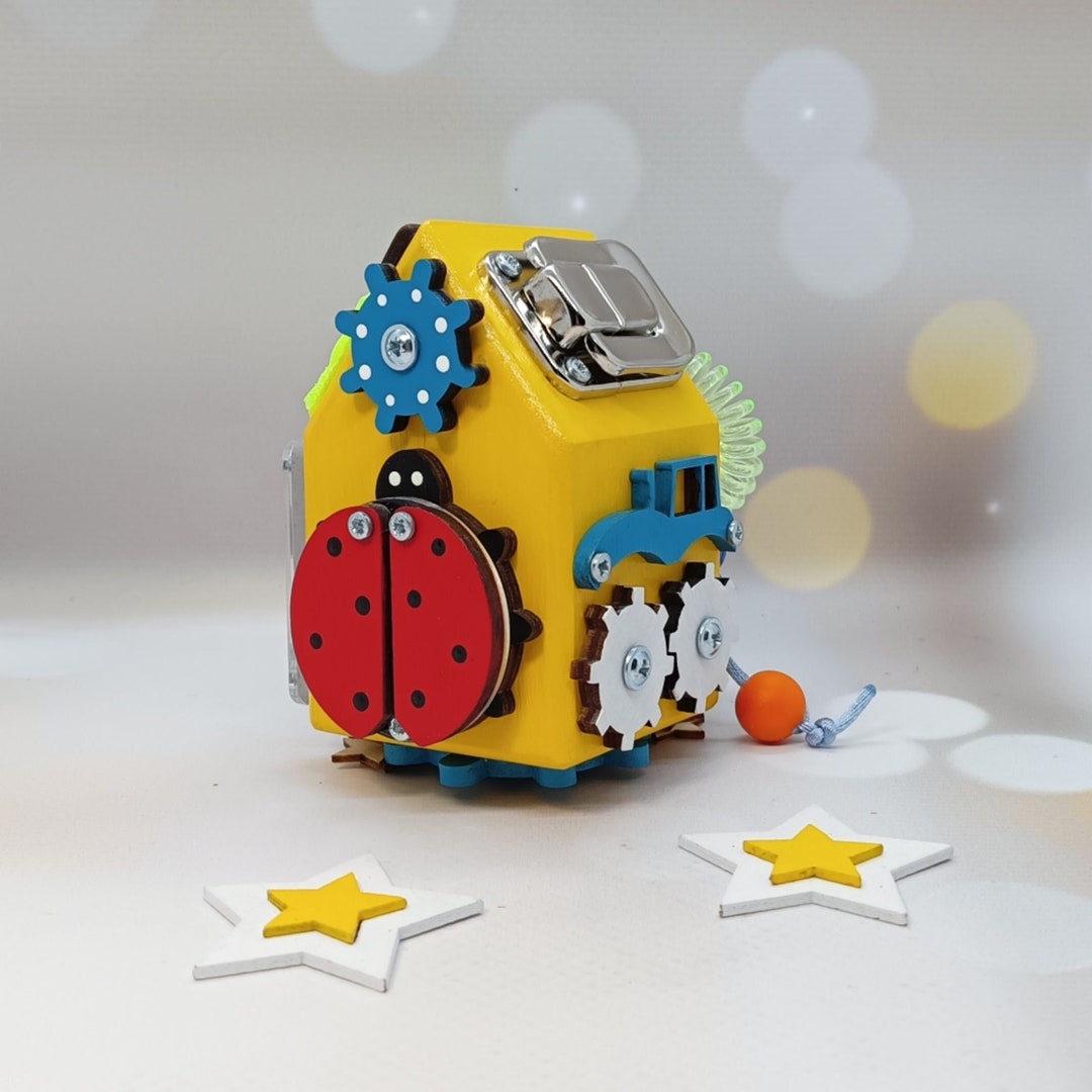 Toddler Busy Cube, Activity Cube Baby, Busy Board 1 Year Old, Busy Box ...