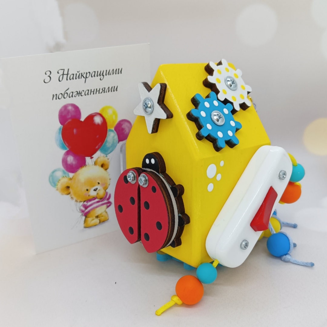Busy Cube for Toddler, Activity Cube ,toddler Toy 1 Year Old, Baby Busy ...