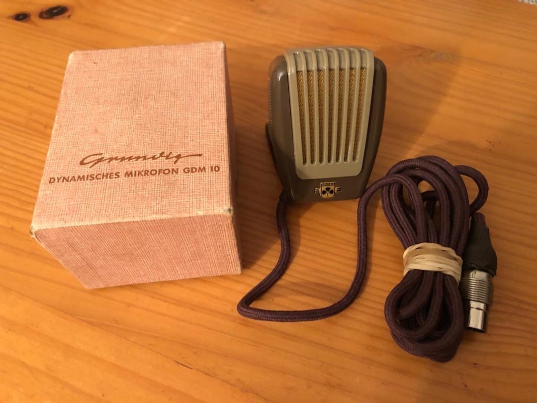 GRUNDIG DYNAMISCHES GDM 10 Microphone - Etsy