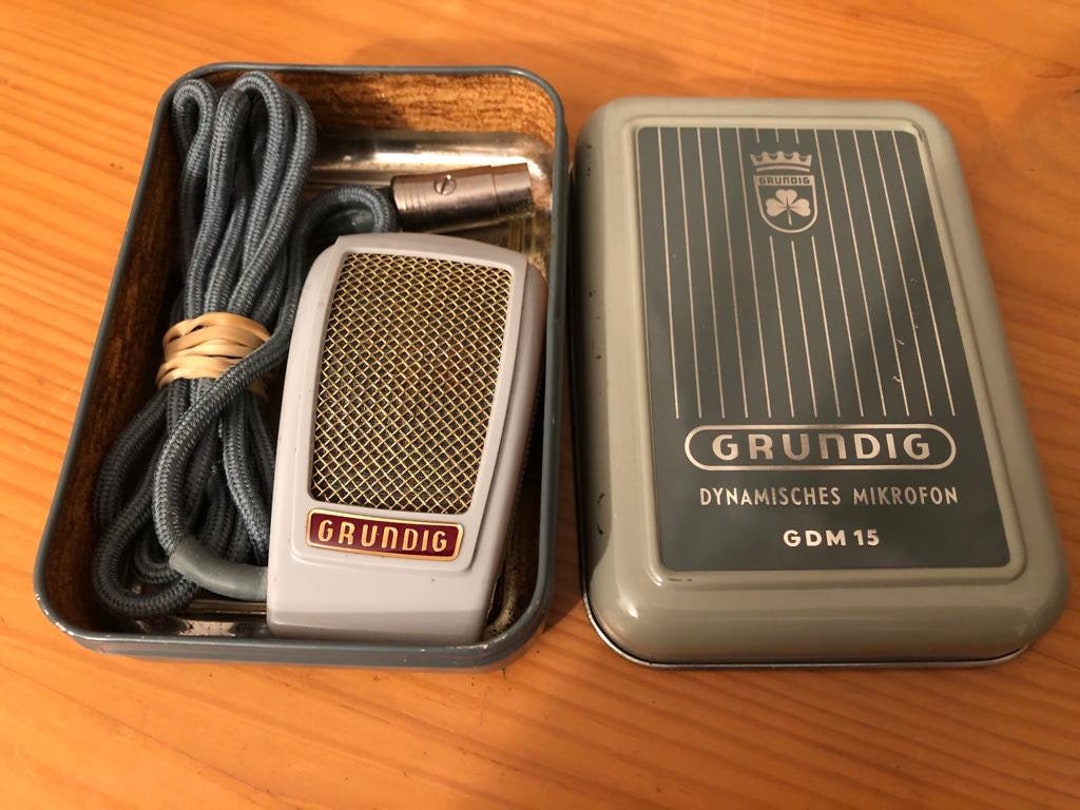 Grundig Dynamishes GDM-15 Microphone - Etsy