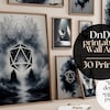 Dnd Dice Wall Art Printable Poster - Abstract Expressionism Dungeons ...