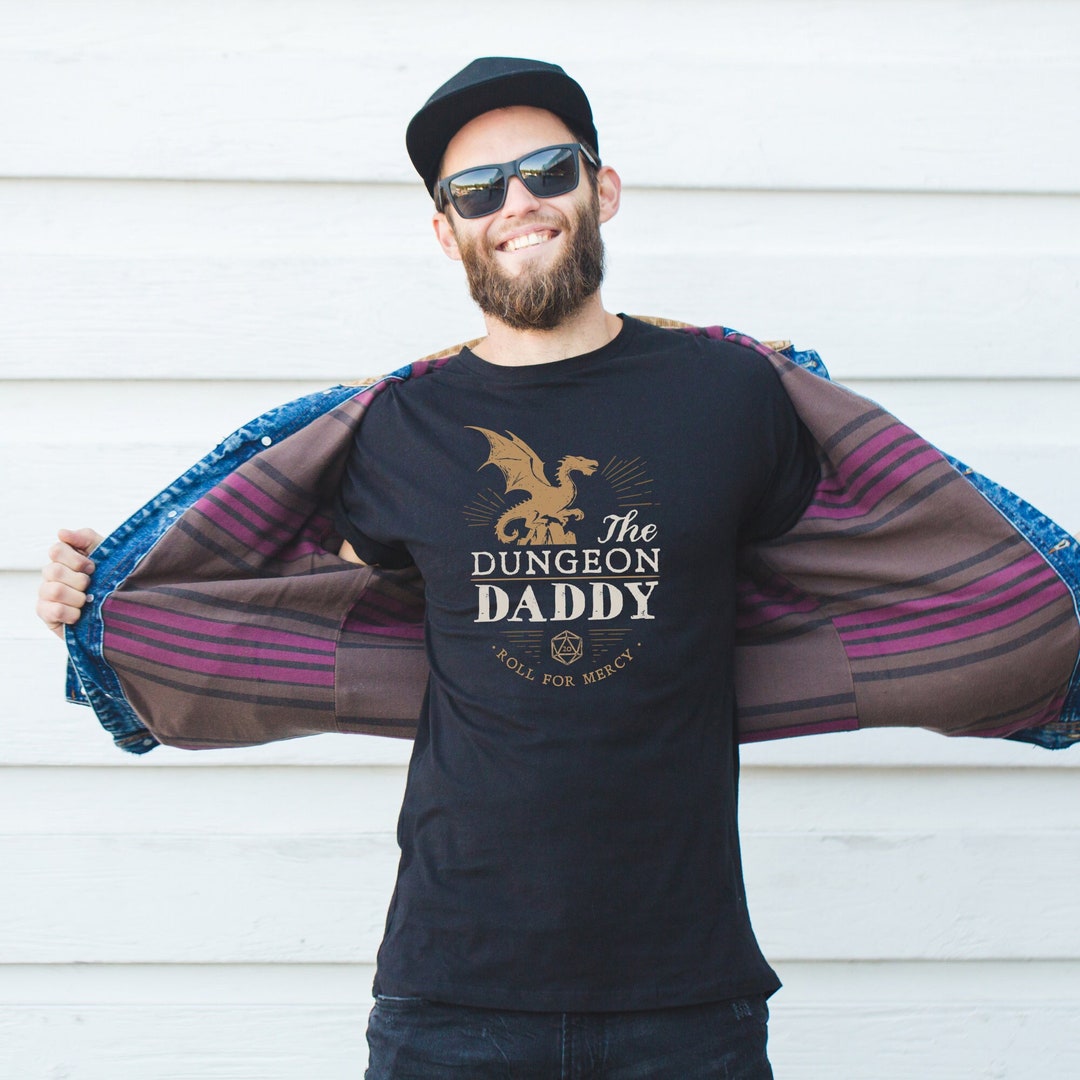 Awesome Dungeon Daddy Dnd Shirt - Roleplaying Shirt - Dungeons and ...
