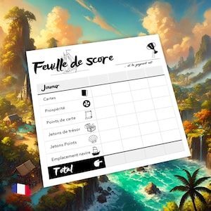 Printable Score Sheet Farshore Board Game Essential Digital Download ...