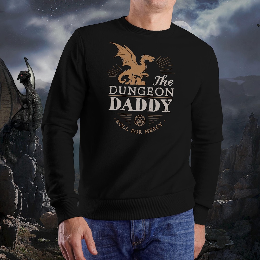 Dungeon Master Gift Dnd Sweater Dragon Cosplay Roleplay Hoodie Dungeon ...