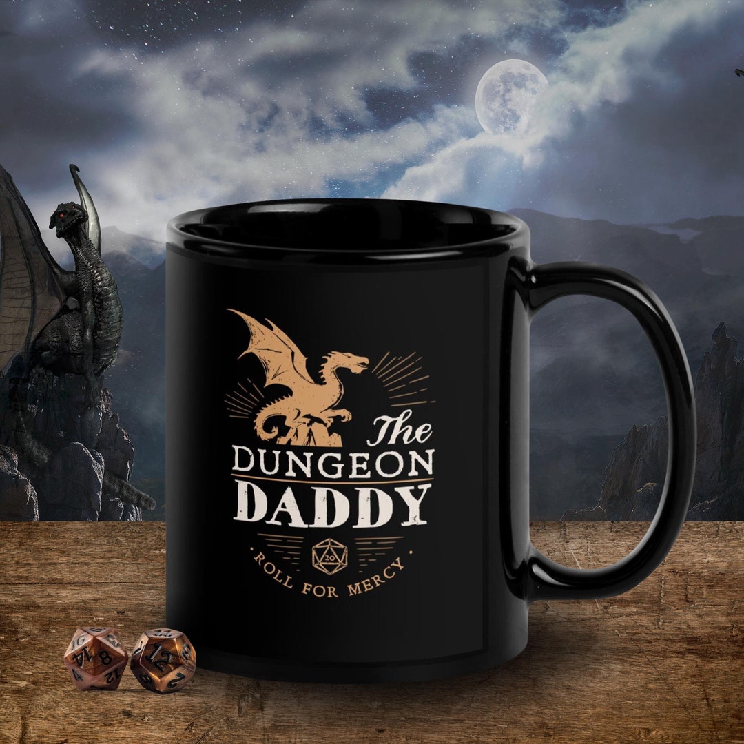 Dnd Coffee Mug Dungeon Daddy Gift RPG Tea Cup Fantasy Coffee Geek Gift ...