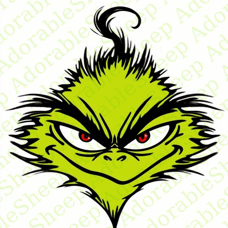 Set of Grinch Png Digital Images for Printing,png for Sublimation,print ...