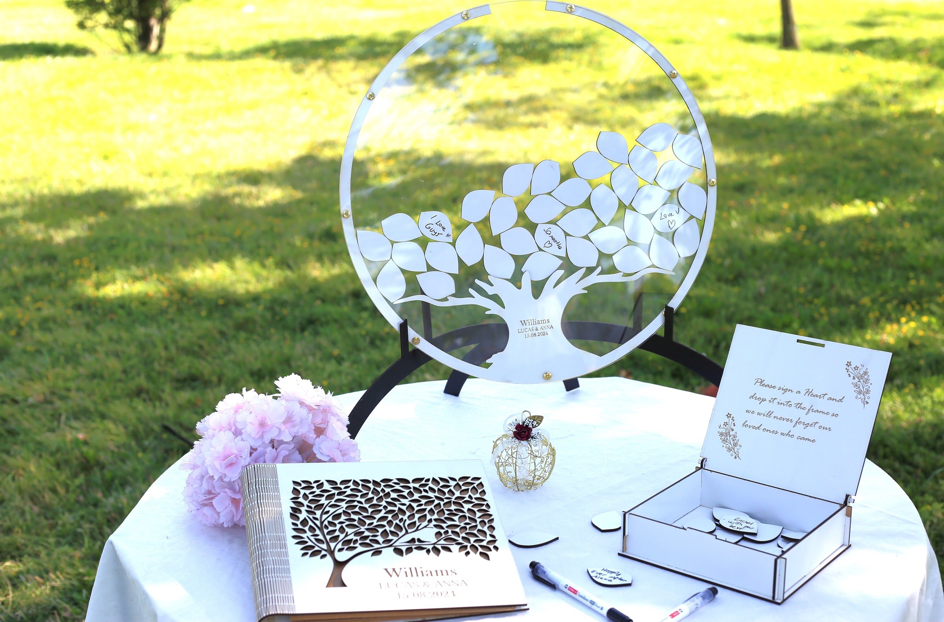 Family Tree Guest Book Wedding, Wedding Guest Book Alternative, Family ...