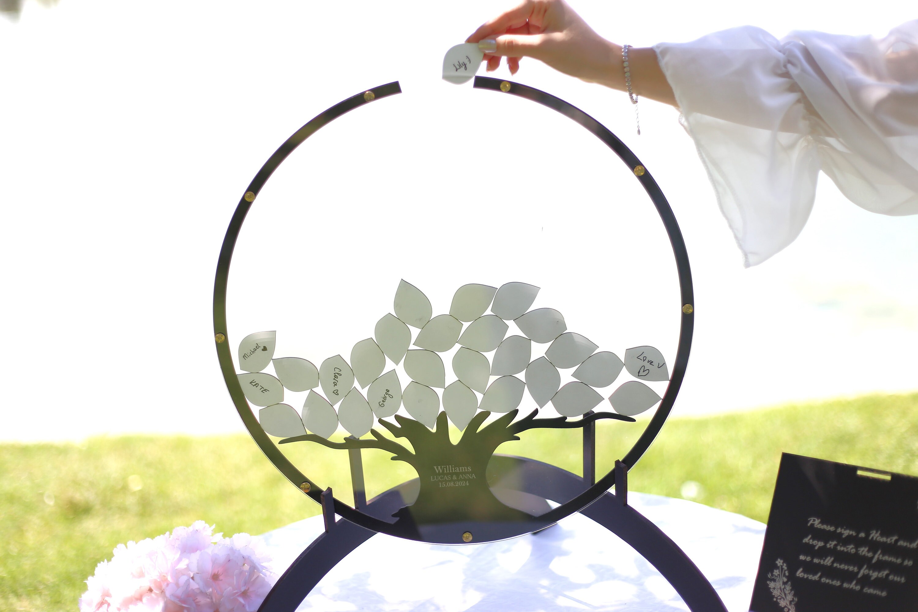 Family Tree Guest Book Wedding, Wedding Guest Book Alternative, Family ...