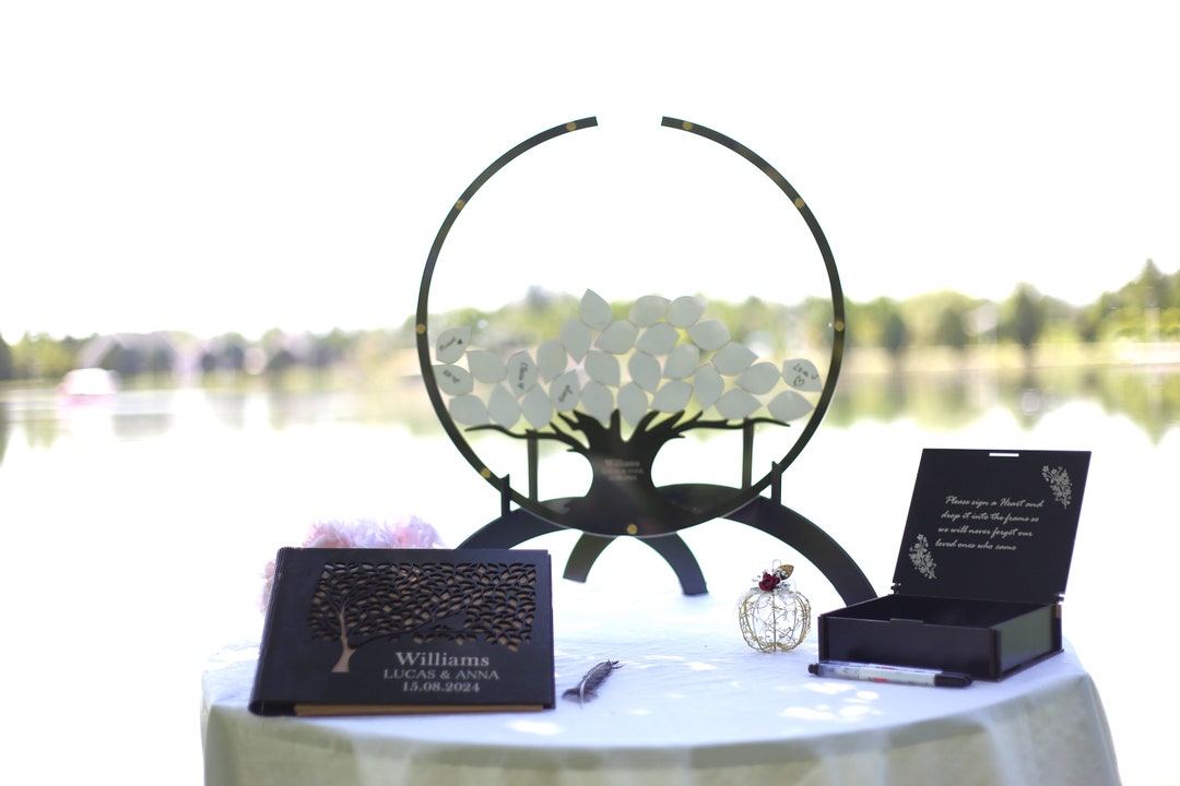Family Tree Guest Book Wedding, Wedding Guest Book Alternative, Family ...