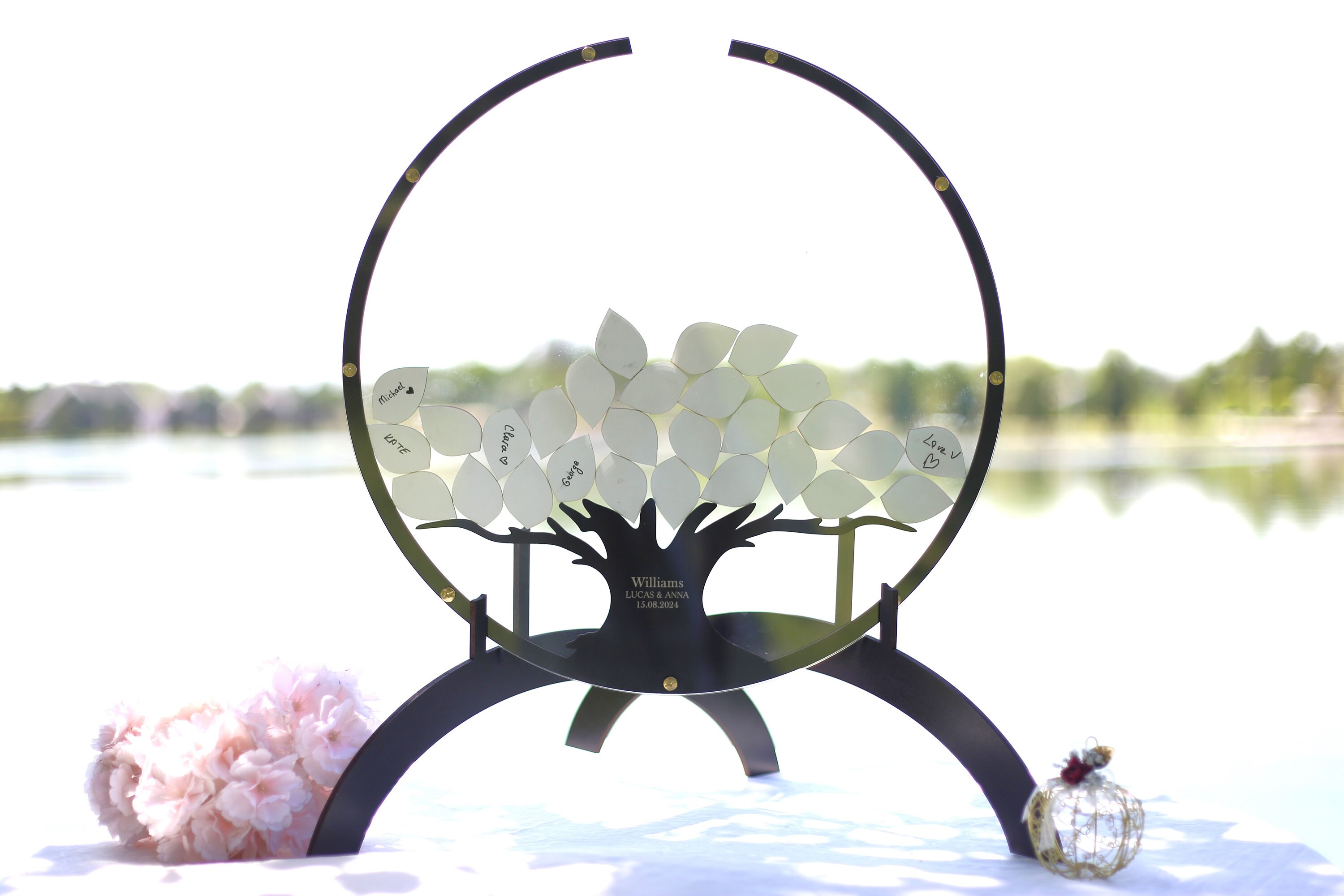 Family Tree Guest Book Wedding, Wedding Guest Book Alternative, Family ...