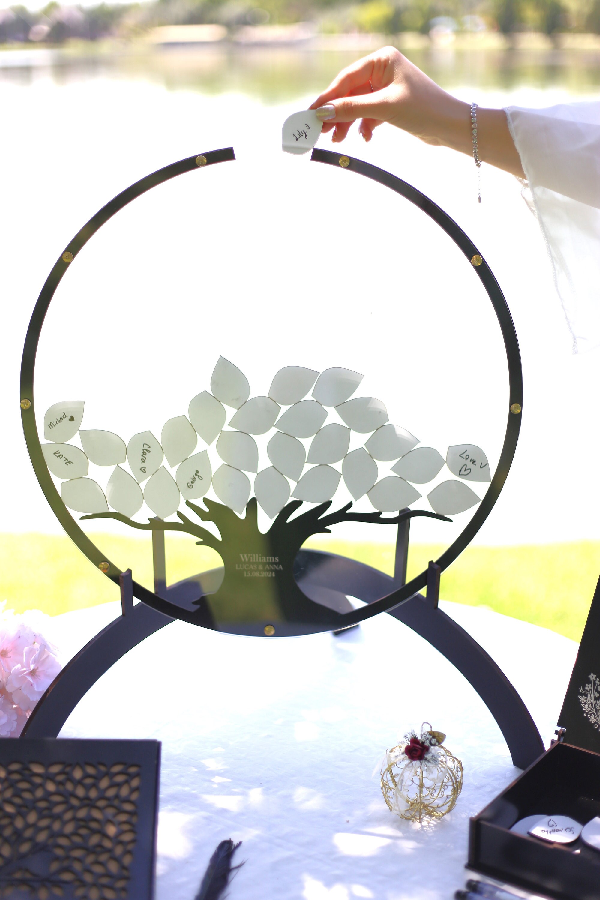 Family Tree Guest Book Wedding, Wedding Guest Book Alternative, Family ...